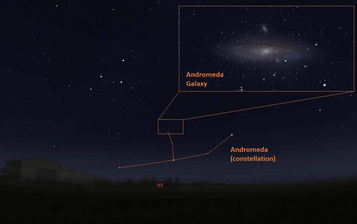 Andromeda Galaxy Shape
