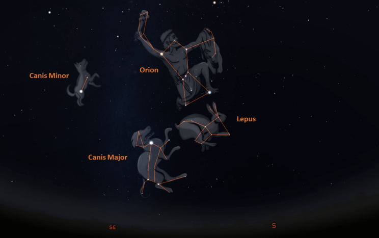 Canis Major And Canis Minor