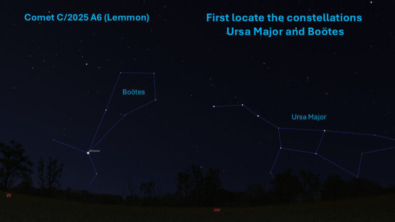 Night Sky Update: October 20 Comets C/2025 A6 (Lemmon) & C/2025 R2 ...
