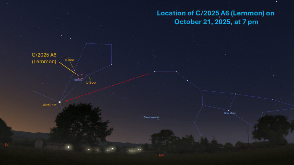 Night Sky Update: October 11-19, 2025 (Comet C/2025 A6 Lemmon) Updated ...